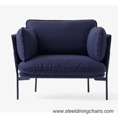 750mm 850mm Linen Fabric Upholstered Restaurant Chairs