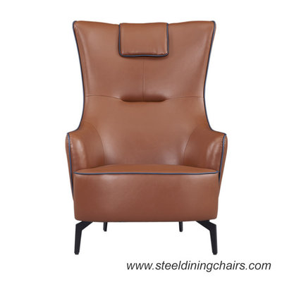 Assembled Accent Lounge BIFMA Single Seater Couch With Steel Frame
