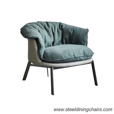 Luxury Art 24.80KGS 630mm Leisure Stainless Steel Accent Chair